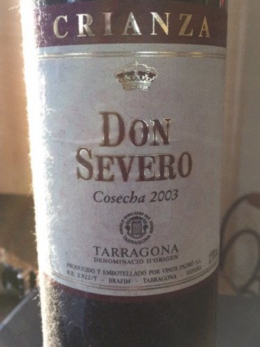 Don Severo Crianza Tarragona | Vivino US
