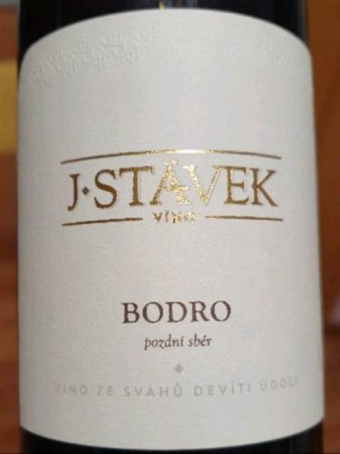 J.Stavek Bodro Pozdní Sběr | Vivino US