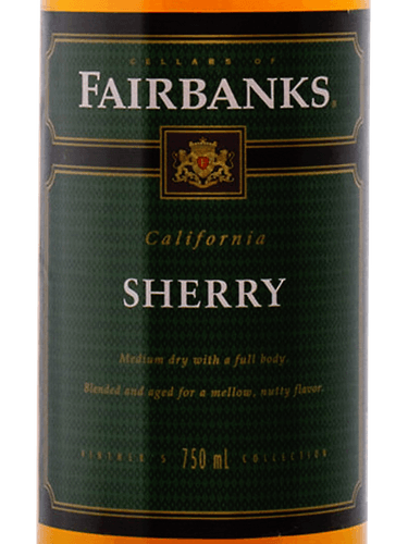 Fairbanks California Sherry | Vivino Canada