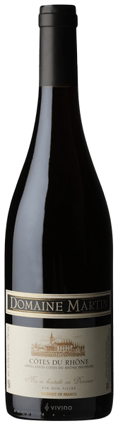2018 Domaine Martin Côtes du Rhône Rouge | Vivino US