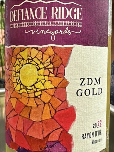 Defiance Ridge Vineyards Zdm Gold Rayon d'Or | Vivino US
