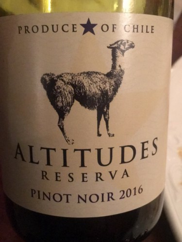 Altitudes Reserva Pinot Noir | Vivino English