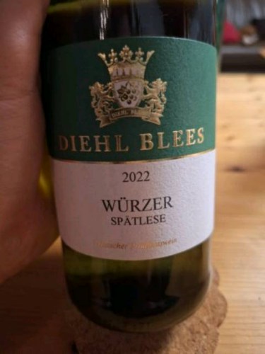 Diehl Blees Würzer Spätlese | Vivino US