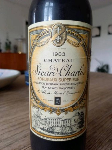 Château Sicard Charlus Bordeaux Superieur | Vivino US
