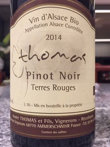 Thomas & Fils Terres Rouge Pinot Noir | Vivino US