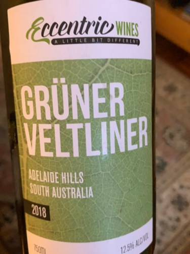 Eccentric Wines Grüner Veltliner | Vivino US