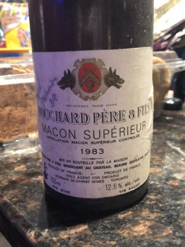 1983 Bouchard Père & Fils Mâcon Supérieur | Vivino US