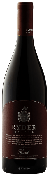 Ryder Estate Syrah | Vivino US
