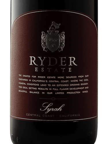 Ryder Estate Syrah | Vivino US