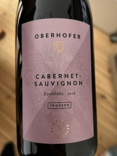 Oberhofer Reserve Cabernet Sauvignon Trocken | Vivino Australia