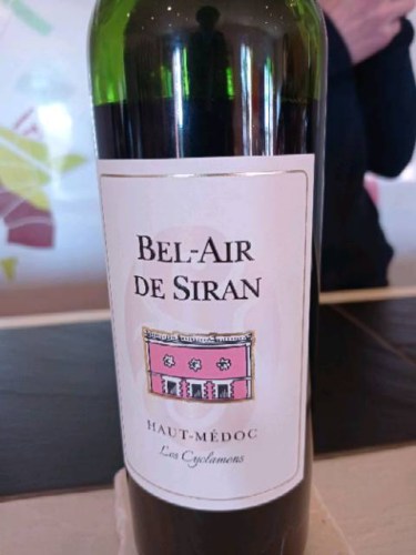 Château Siran Bel-Air de Siran Les Cyclamens Haut-Médoc | Vivino English