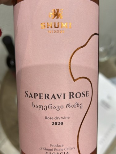 Shumi Winery Saperavi Rosé (საფერავი როზე) | Vivino US