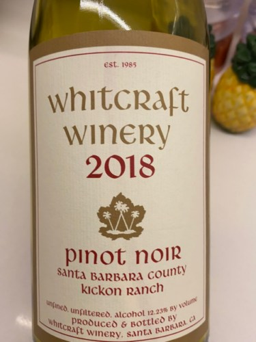 2019 Whitcraft Kick-On Ranch Pinot Noir | Vivino US