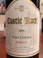 Castle Rock Napa County Merlot | Vivino US