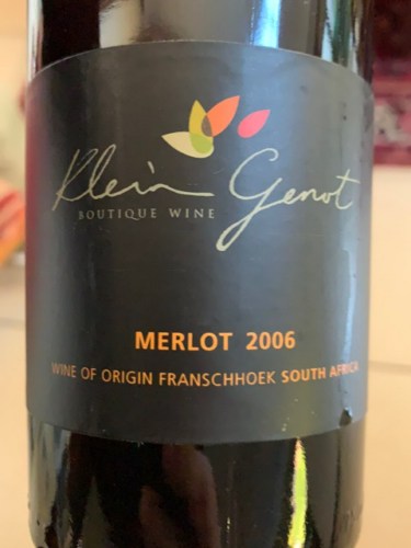 Klein Genot Merlot | Vivino US