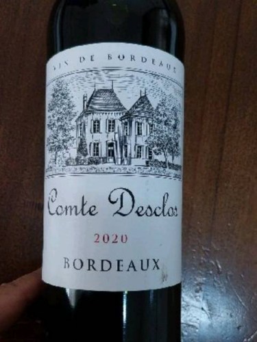 Alfred Cartier & Cie Comte Desclos Bordeaux | Vivino English