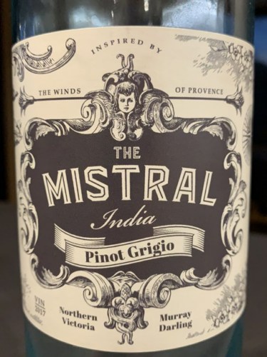 The Mistral India Pinot Grigio | Vivino Australia