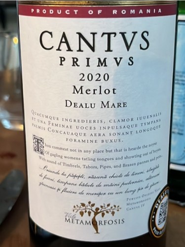 Vitis Metamorfosis Cantus Primus Merlot | Vivino US
