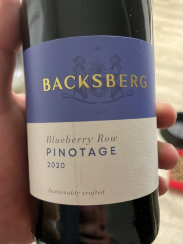 Backsberg Blueberry Row Pinotage | Vivino US