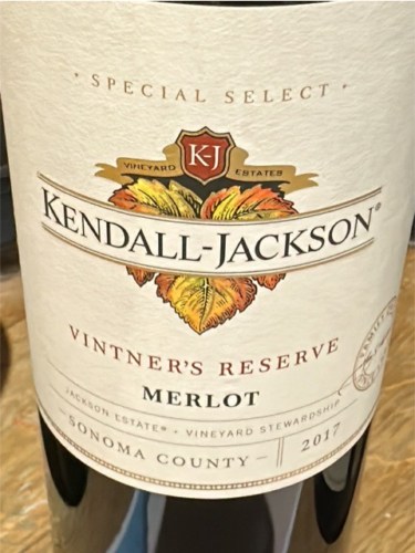 Kendall-Jackson Vintner's Reserve Special Select Merlot | Vivino US