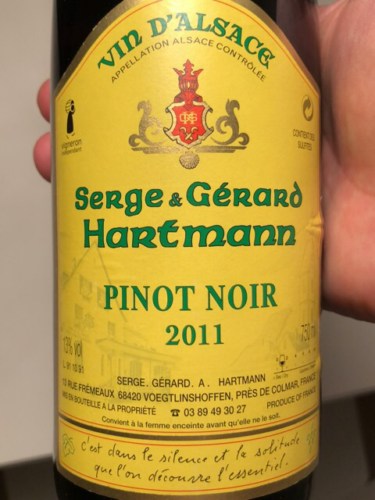 Hartmann Serge & Gérard Pinot Noir | Vivino US