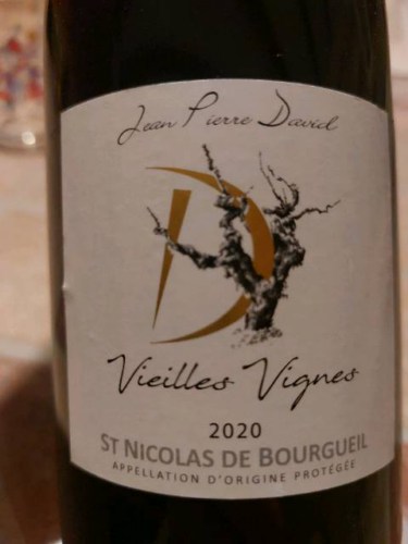 Jean Pierre David Vieilles Vignes St Nicolas-de-Bourgueil | Vivino US