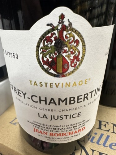 Jean Bouchard Tastevinage Gevrey-Chambertin La Justice | Vivino US