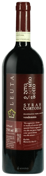 Leuta 0,618 Syrah Cortona | Vivino English