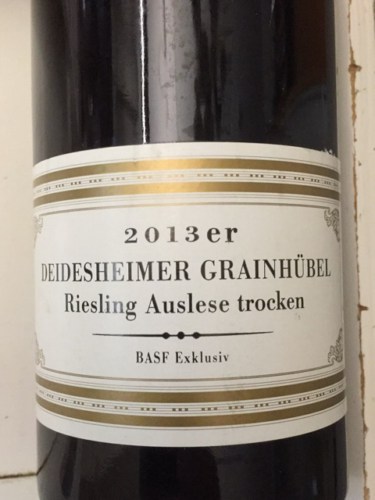 Julius Ferdinand Kimich Deidesheimer Grainhübel Riesling Auslese ...