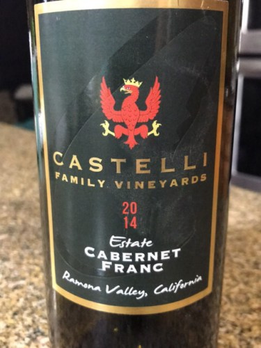 Castelli Family Vineyards Estate Cabernet Franc | Vivino English