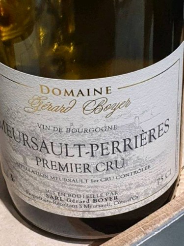 Gerard Boyer Meursault Perrieres Premier Cru | Vivino English