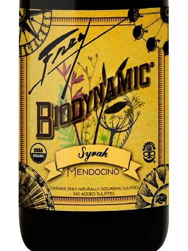 Frey Biodynamic Syrah | Vivino US
