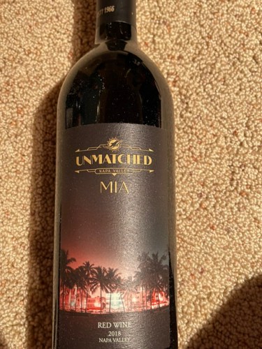 Unmatched MIA Red | Vivino US