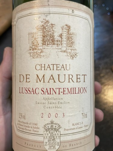 1997 Chateau de Mauret Lussac-Saint-Émilion | Vivino US