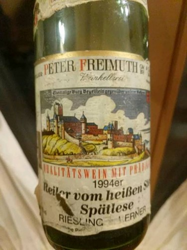 Peter Freimuth Reiler vom Heissen Stein Spätlese Riesling - Kerner ...