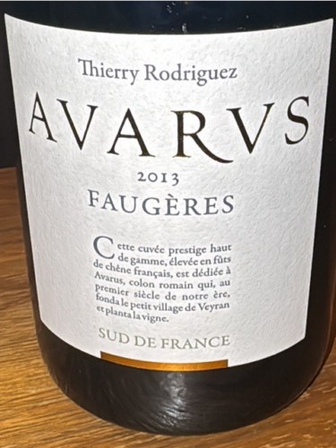 Avarus Faugères | Vivino US