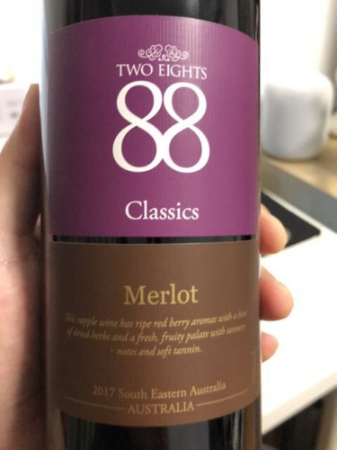 Two Eights 88 Classics Merlot | Vivino US