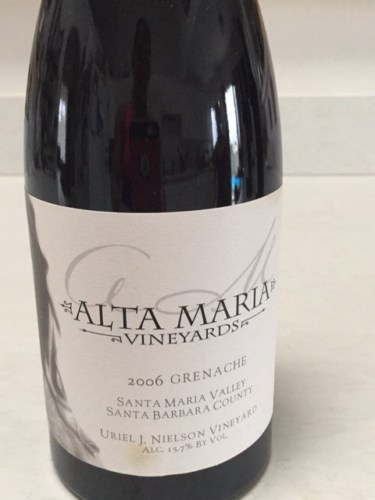Alta Maria Nielson Vineyard Grenache | Vivino Brasil