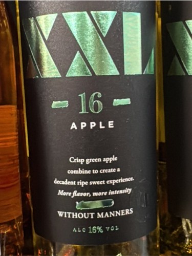 XXL Without Manners Apple Moscato | Vivino English