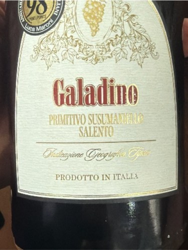 Galadino Primitivo - Susumaniello | Vivino English