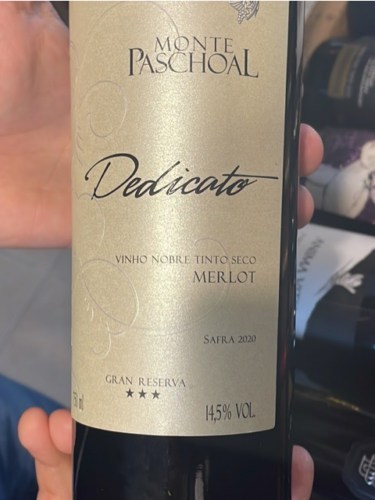 Monte Paschoal Dedicato Gran Reserva Merlot | Vivino US