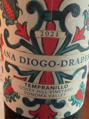 Ana Diogo-Draper Covey Hill Vineyard Tempranillo | Vivino US