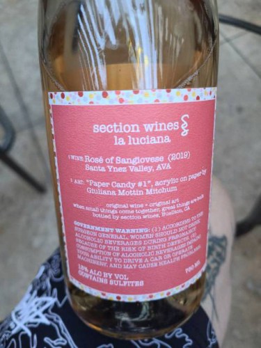 Section Wines Rosé of Sangiovese | Vivino Australia