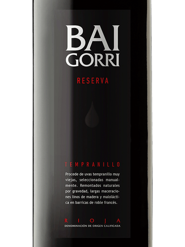 1982 Baigorri Reserva Rioja Tempranillo | Vivino US