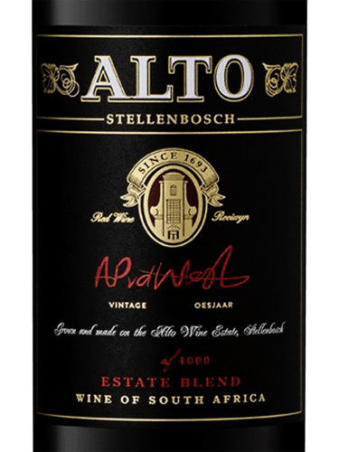 Alto Wine Estate Signature Red Blend | Vivino US