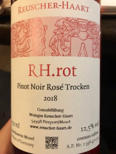 Reuscher Haart Rh.rot Pinot Noir Rosé Trocken | Vivino US