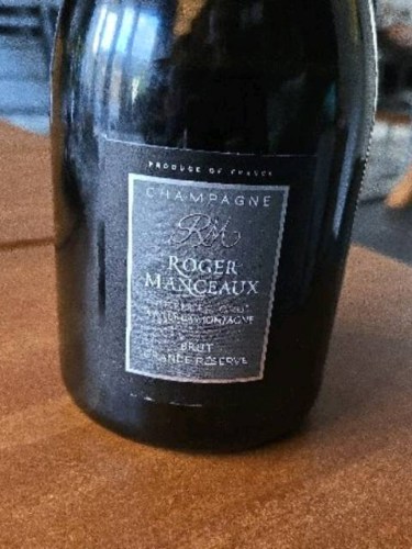Roger Manceaux Grande Réserve Brut Champagne Premier Cru | Vivino English