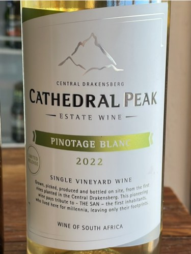 Cathedral Peak Pinotage Blanc | Vivino US