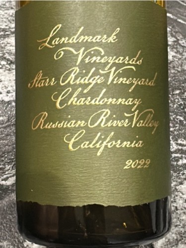 Landmark Vineyards Starr Ridge Vineyard Chardonnay | Vivino US