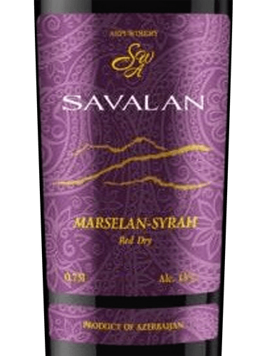 Savalan ASPI Winery Marselan - Syrah Red Dry | Vivino United States